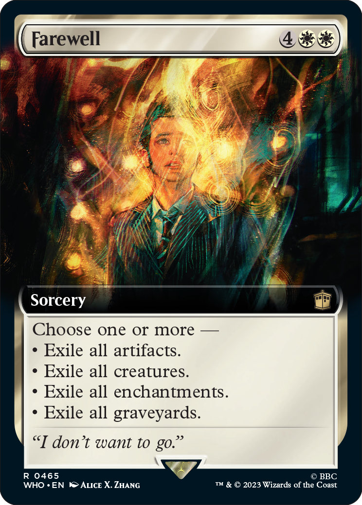Magic: The Gathering Doctor Who Card List (Updated)