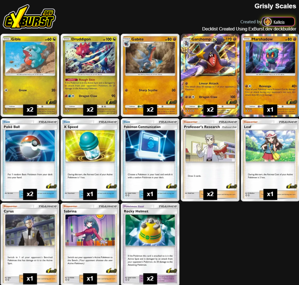 Grisly Scales (Garchomp Ex) – Pokémon TCG Pocket Deck Tech - Card Gamer