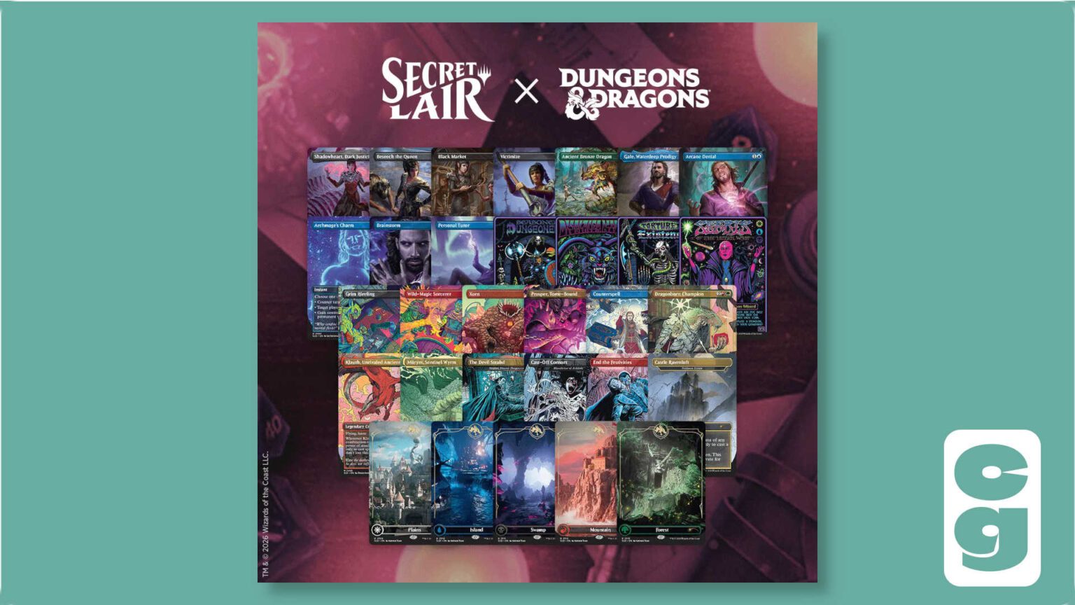 Secret Lair x Dungeons & Dragons MTG Card List - Card Gamer